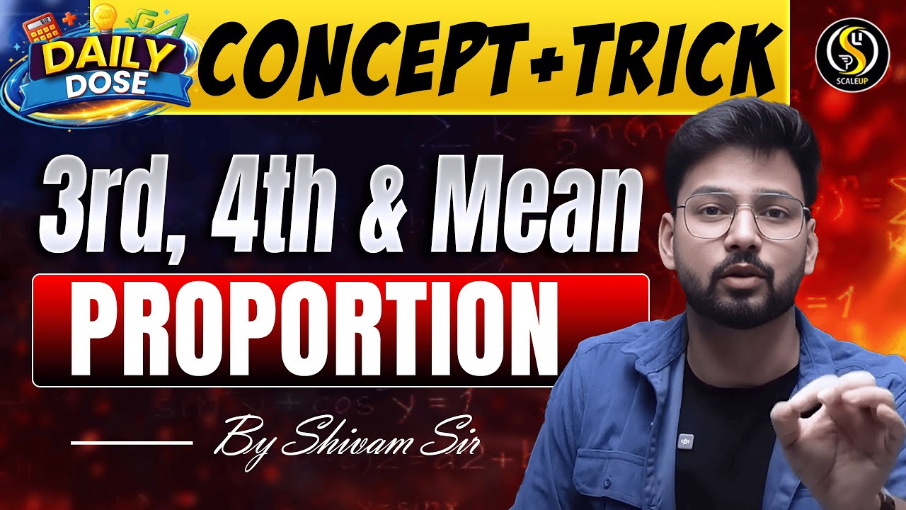 Ratio and Proportion 🔥 | Third, Fourth & Mean Proportional | Cross ...