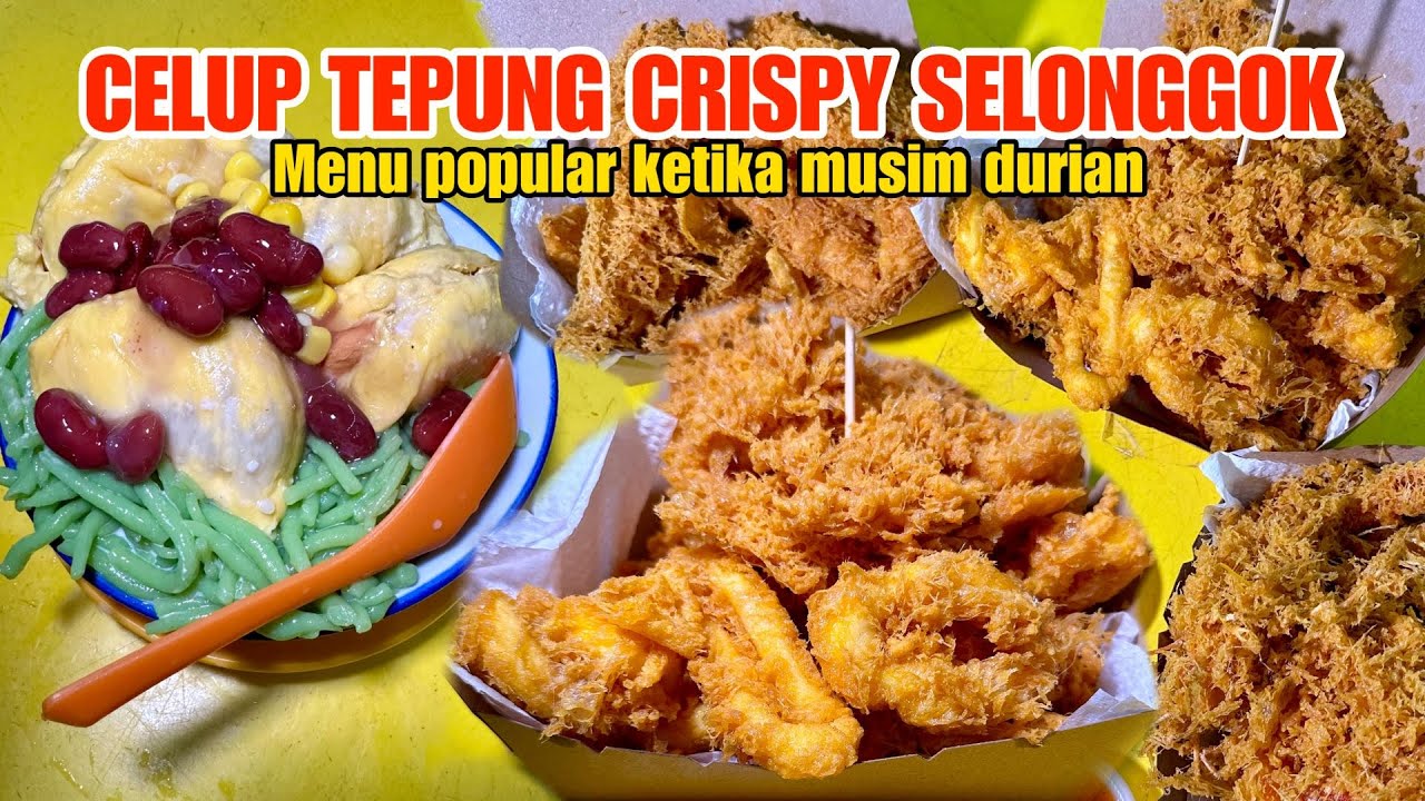 Cendol Musang King Udang Celup Tepung menu POPULAR ketika musim DURIAN ...