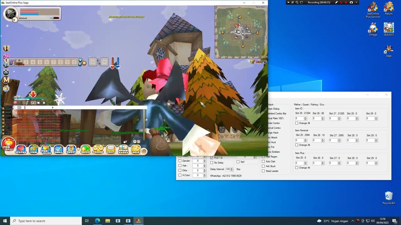 Cheat Seal Online Saga Return Etc - YouTube