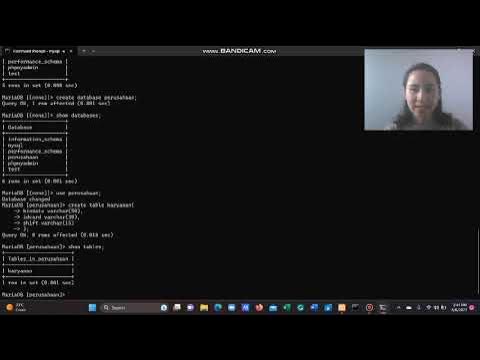 Penggunaan Aplikasi XAMPP dan Cmd Untuk Memasukkan Database - YouTube