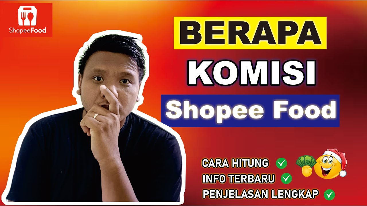 PAHAMI..!!! BERAPA PERSEN POTONGAN SHOPEE FOOD | tutorial shopee food merchant - YouTube