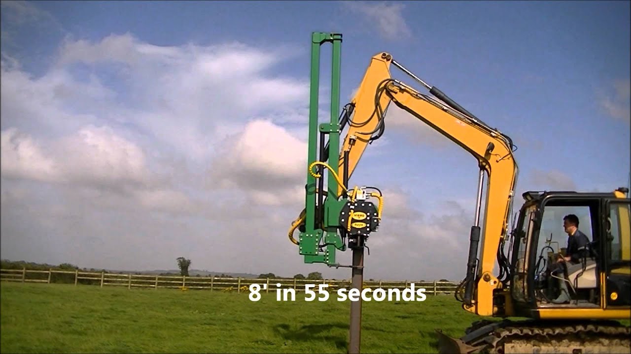 Doyle engineering vibro post driver 2012 - YouTube