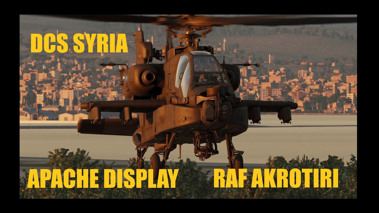DCS AH64 APACHE 2025 DISPLAY #1 RAF AKROTIRI - YouTube