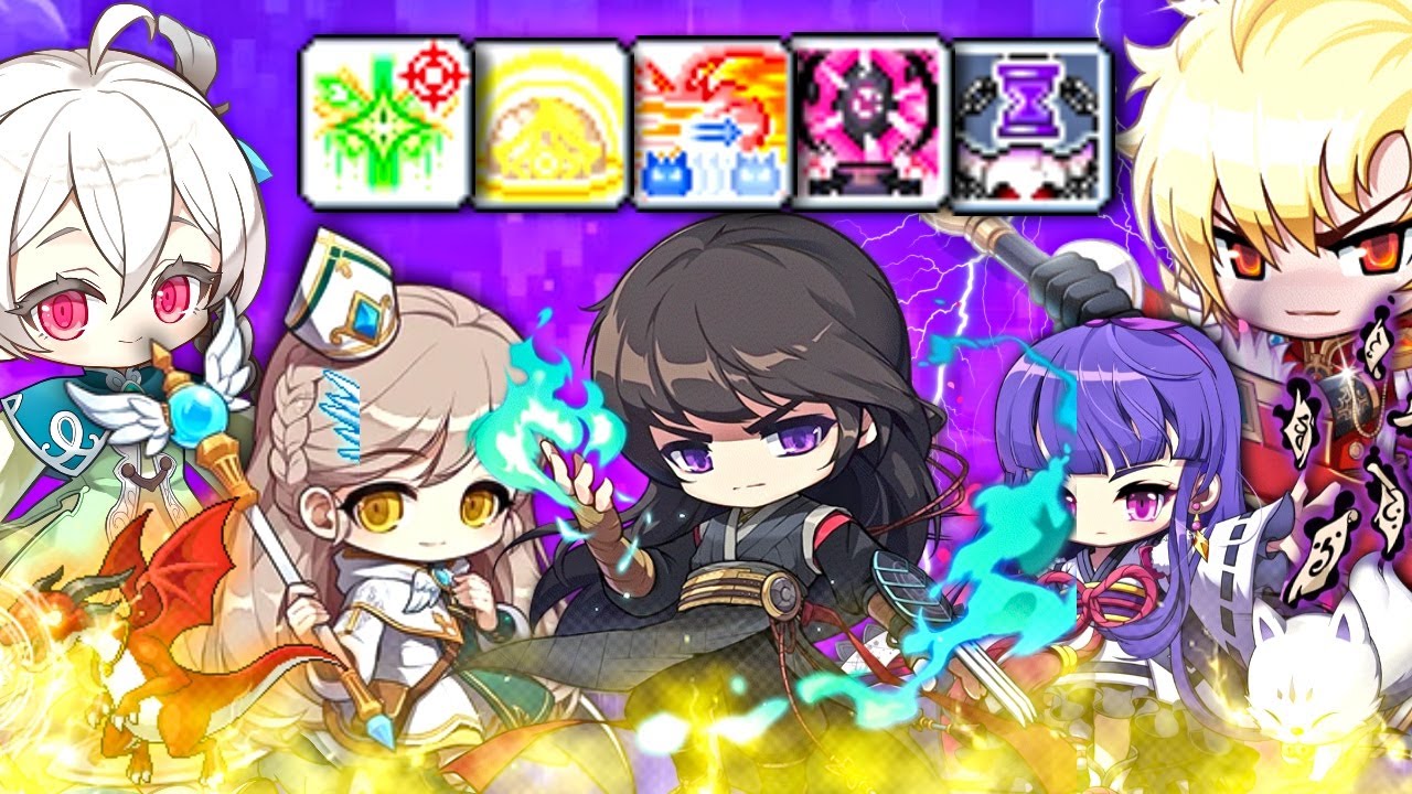 These ARE The Top 5 BEST Support Classes in Maplestory 2025 - YouTube
