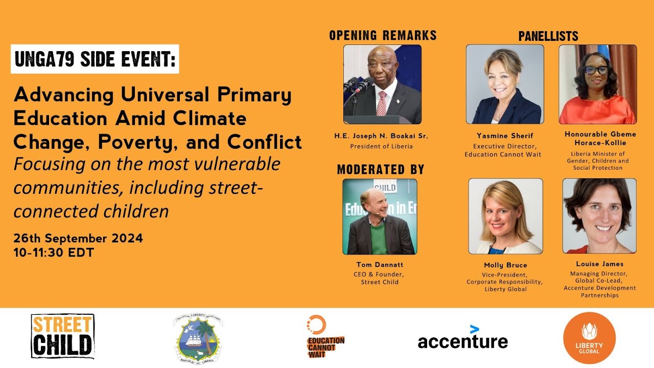 Event on Advancing Universal Primary Education at UNGA79 - Opened by ...