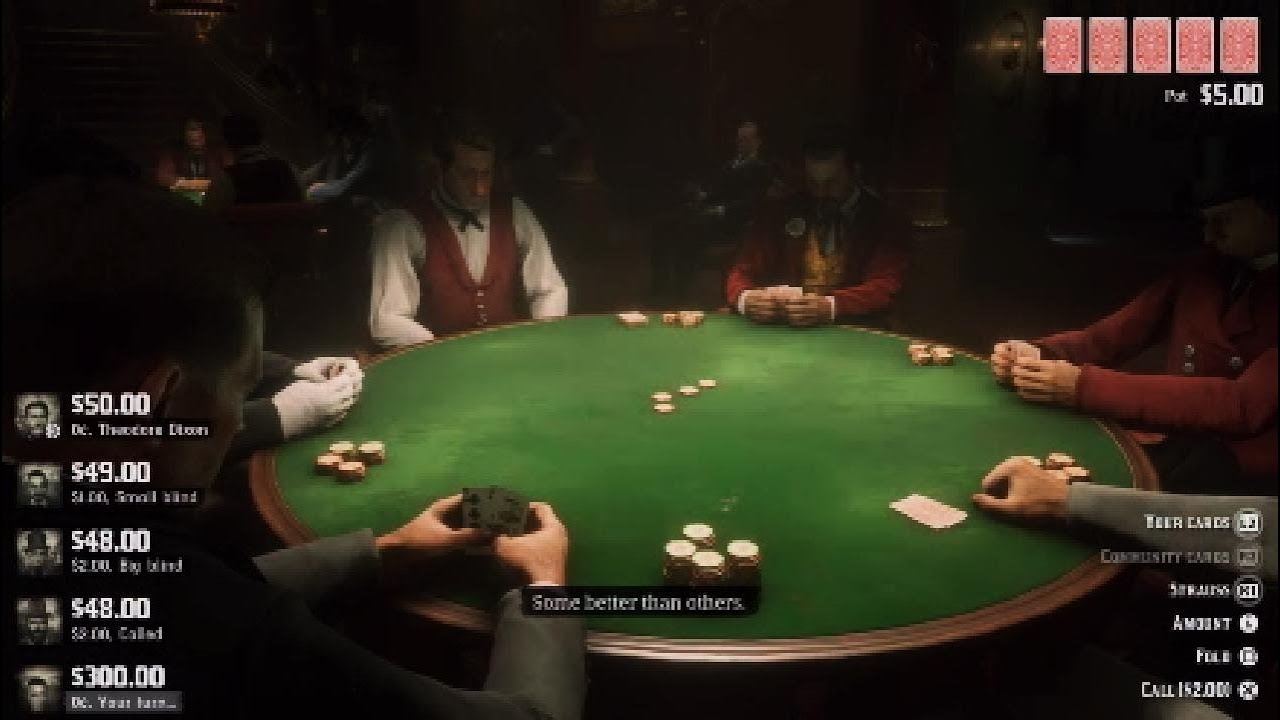 Red Dead Redemption 2 Part 20. Playing Poker. - YouTube