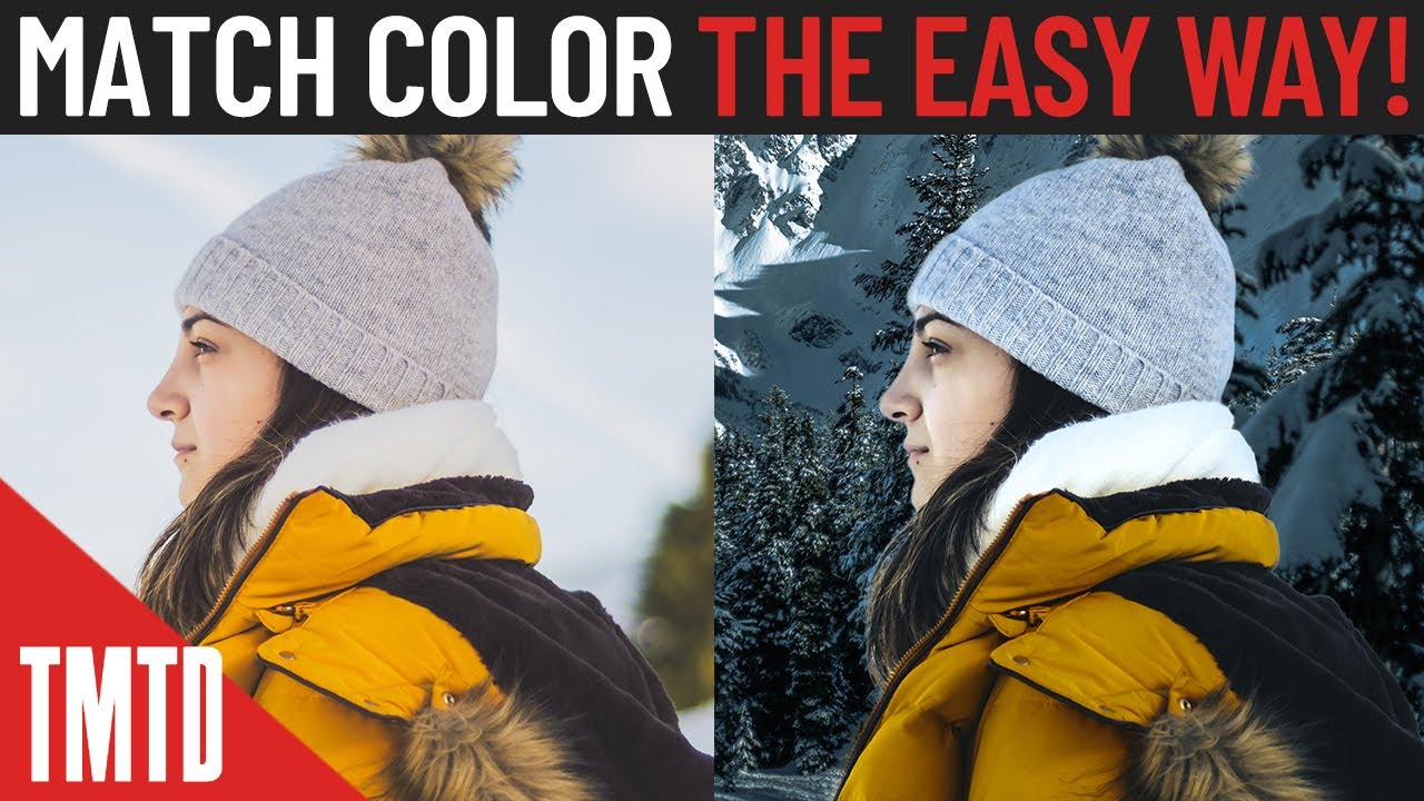 Easy Way to Match Color in Photoshop - YouTube