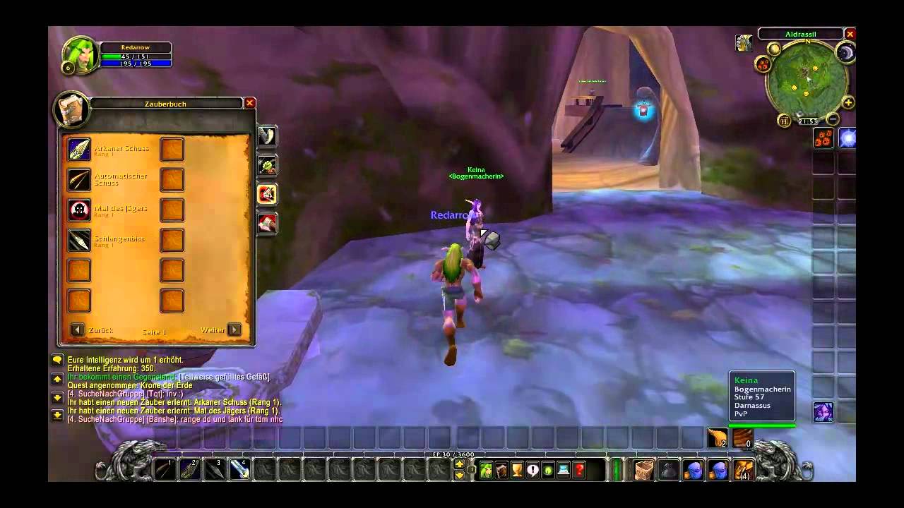 Lets Play World Of Warcraft Tbchunter 005 Der Weg Nach Dolanaar Youtube