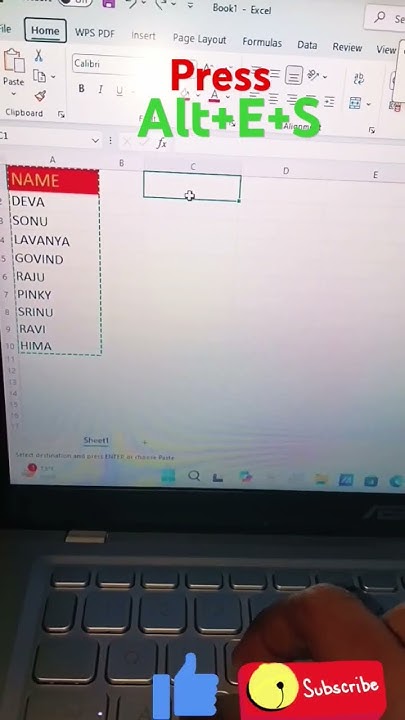 Excel new tricks and shortcuts #excel #500subs #shortcutkeys #like @Himalearn - YouTube