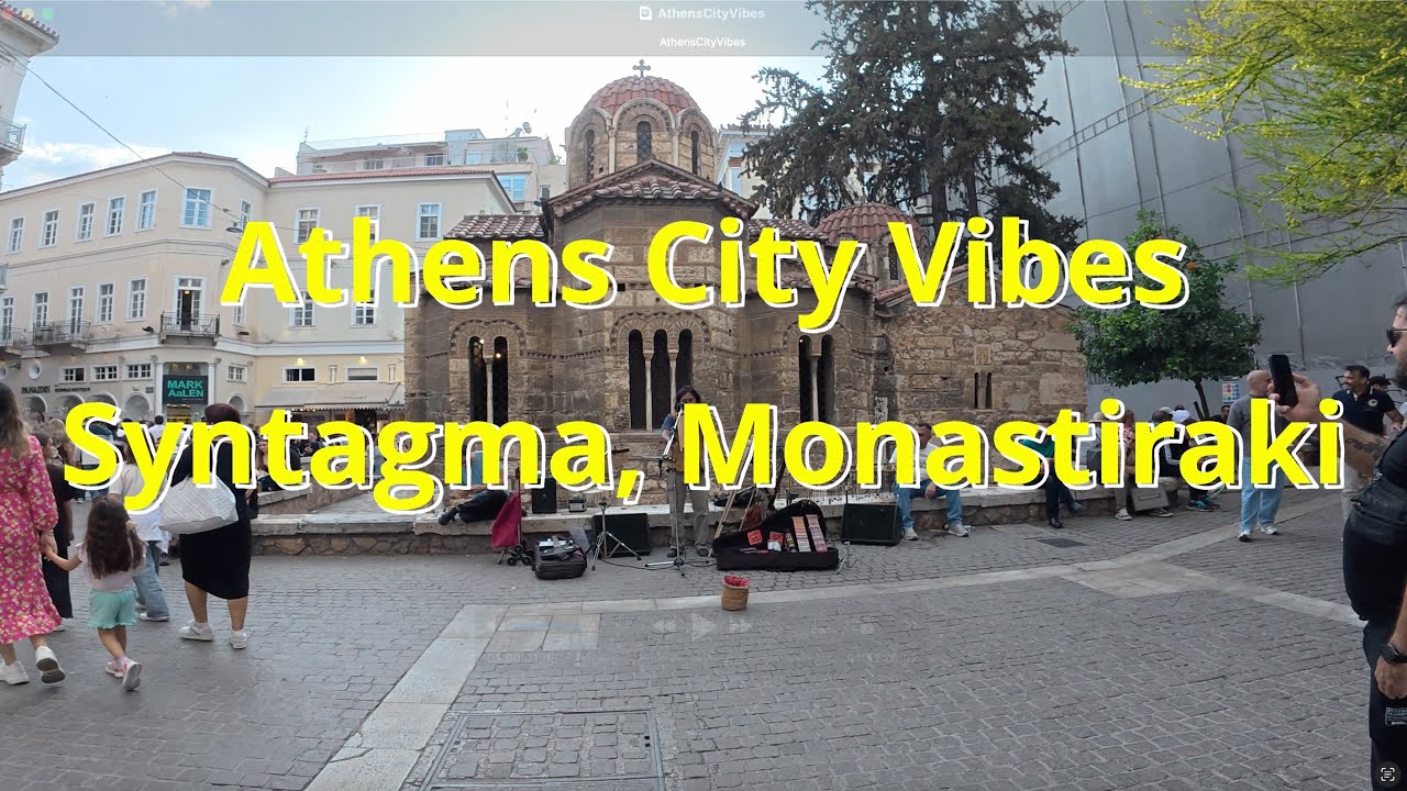Athens City Vibes 🇬🇷 | Syntagma, Monastiraki, Rooftop Drinks & Greek Dinner - YouTube