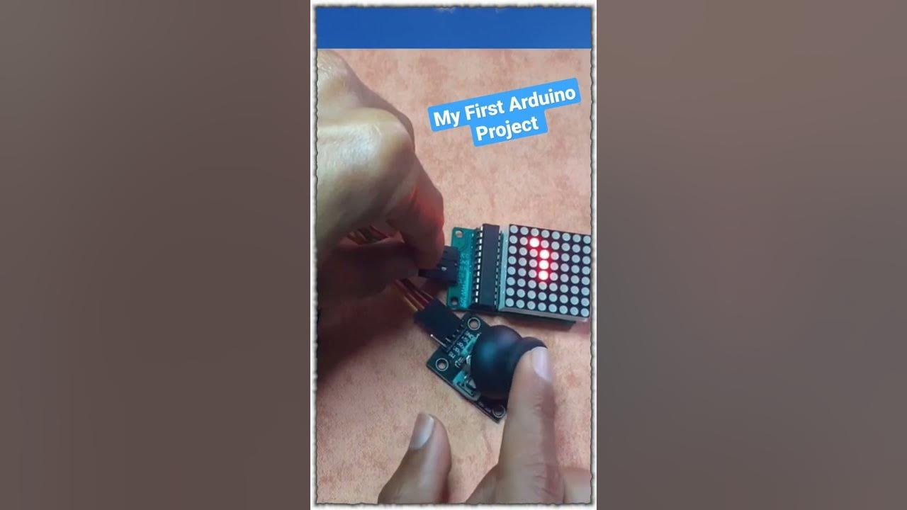 Arduino Snake Game Project - LED Matrix + Joystick - YouTube