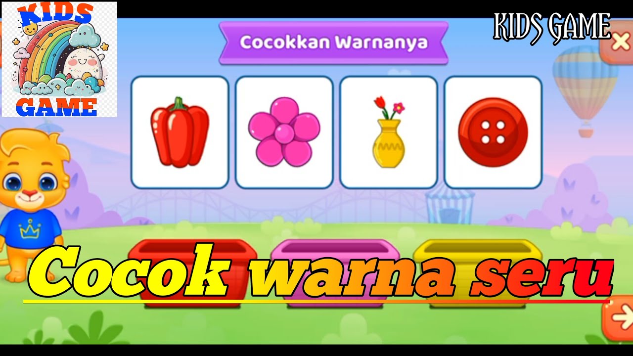 SERU !!! BELAJAR MENEBAK WARNA BERSAMA KIDS GAME - YouTube