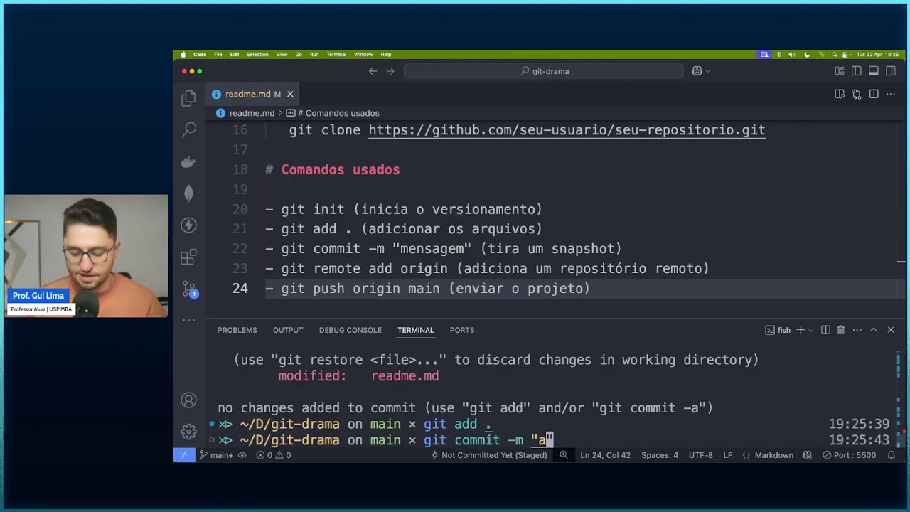 (01) Minicurso: Use o github como uma pessoa profissional - YouTube