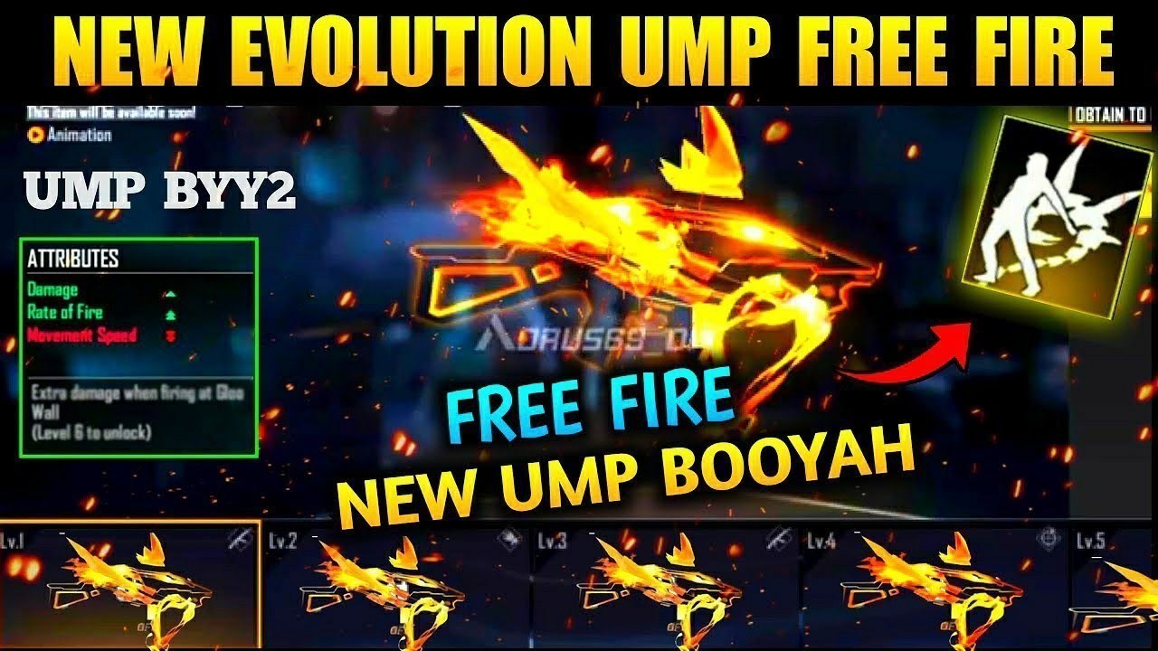NEW EVO UMP 🔥NEXT LEVEL SKIN - YouTube