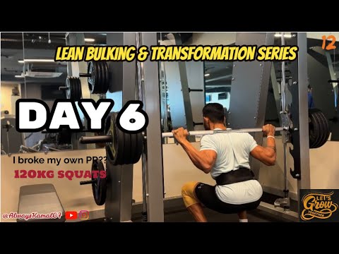 Day 6️⃣-Lean Bulking Transformation - YouTube