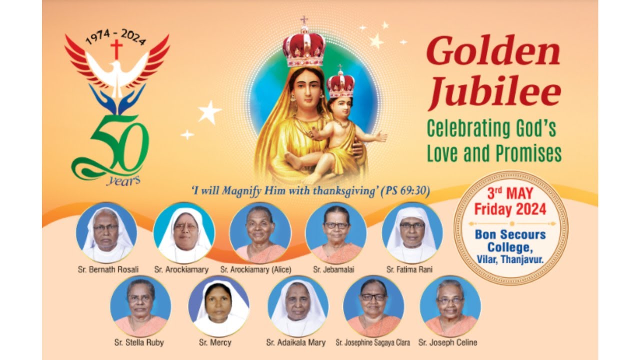 Golden Jubilee Celebration | Friday 3rd May 2024 | 10.30 AM | Bon ...