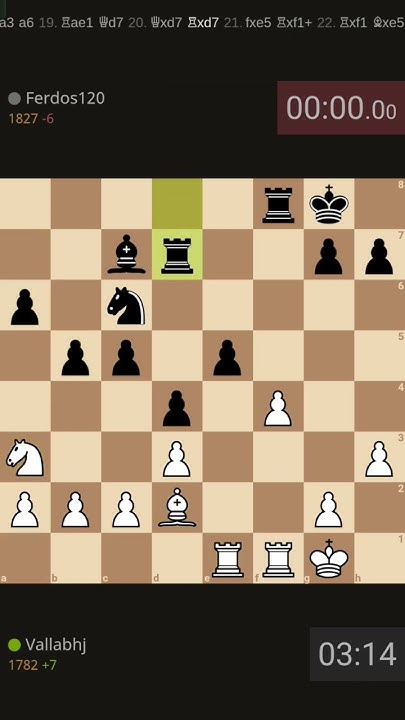 Timeout before endgame. Rapid chess highlights #chess - YouTube