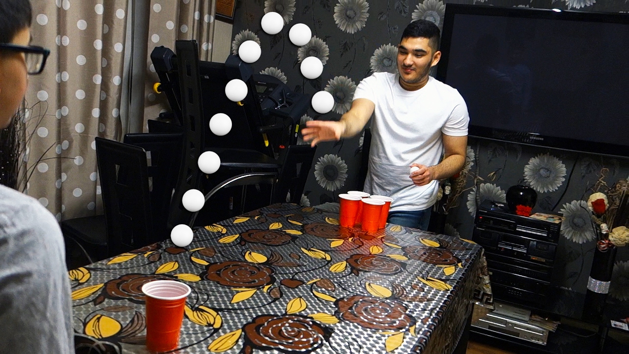BEER PONG CHALLENGE!!! - YouTube