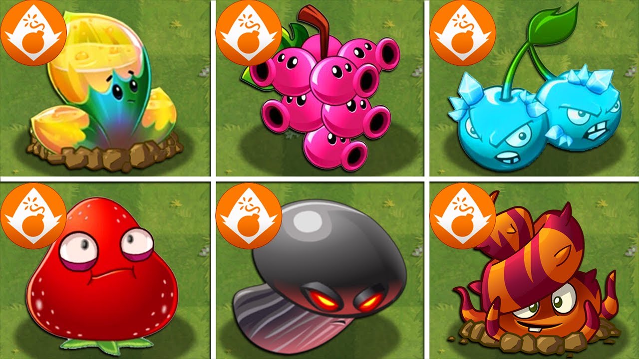 Plants vs Zombies 2 Final Boss - Every Bombs Plants Max Level vs PvZ 2 ...