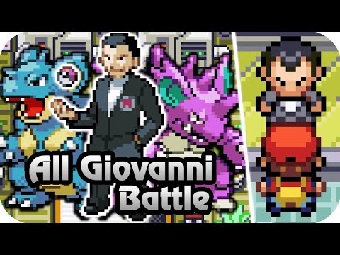 Pokémon Fire Red & Leaf Green : All Rocket Boss Giovanni Battle (HQ ...