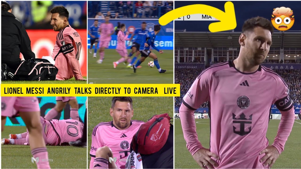 🤯 Lionel Messi angrily talks directly to camera live on TV about crazy MLS rule change - YouTube