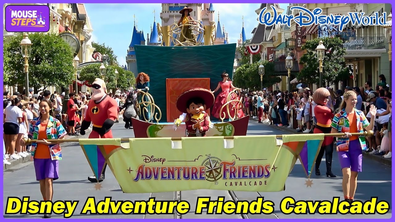 Disney Adventure Friends Cavalcade (4K) - June 2025 - Magic Kingdom ...