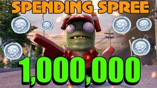 WORLD FIRST - 1,000,000 COIN SPENDING SPREE - Pack Opening PvZ Garden Warfare - BIGGEST EVER!