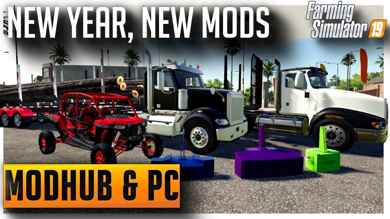 First mods of the New Year for Farming Simulator 2019, ModHub & PC ...
