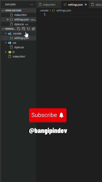 cara aktifkan emmet extension html dan css di vscode - YouTube