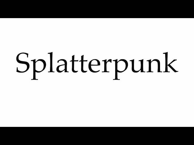 Splatterpunk Fashion