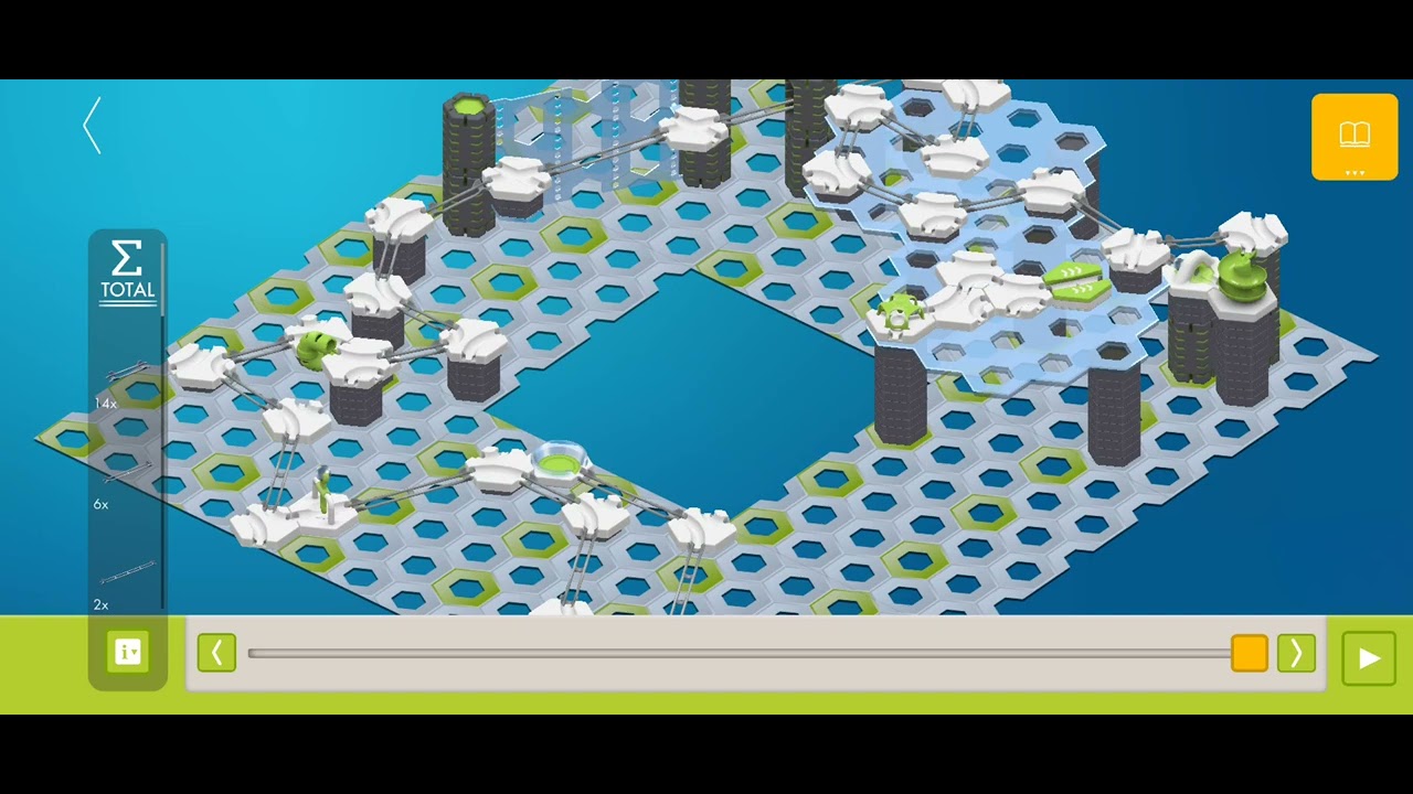 Gravitrax długi okrągły tor App code #3 - YouTube