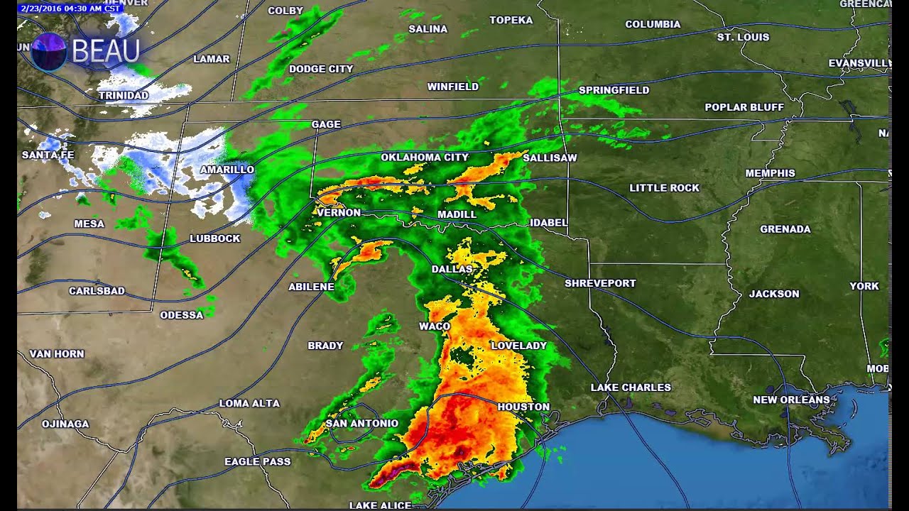 Morning radar loop. Our system is certainly coming together. - YouTube