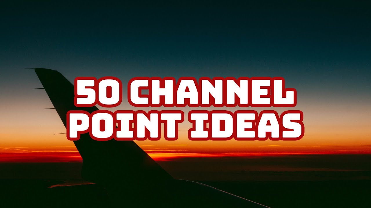50 Twitch Channel Point Redemption Ideas - YouTube
