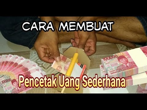 DIY Cara Membuat Alat Pencetak Uang Sendiri - YouTube