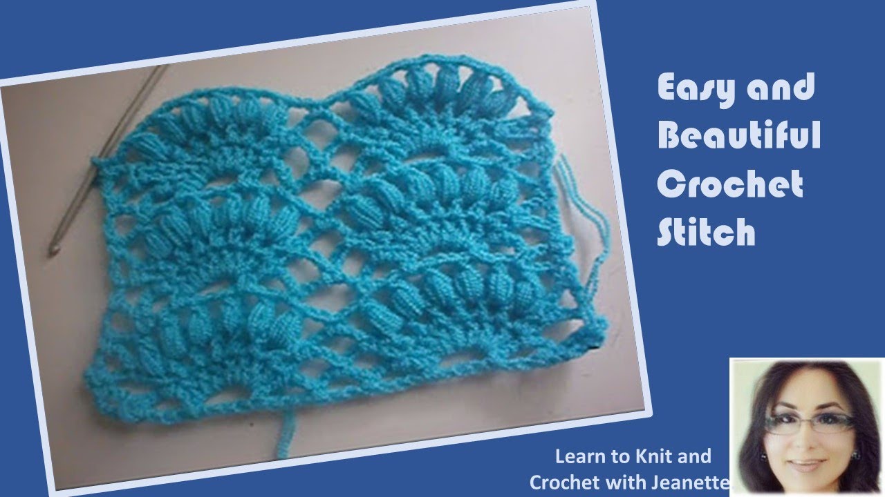 Easy and Beautiful Crochet Stitch - YouTube