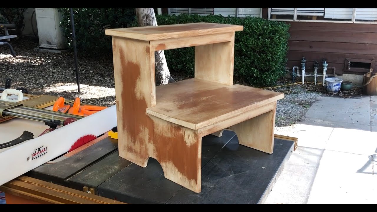 Building A 2 Step Stool - YouTube