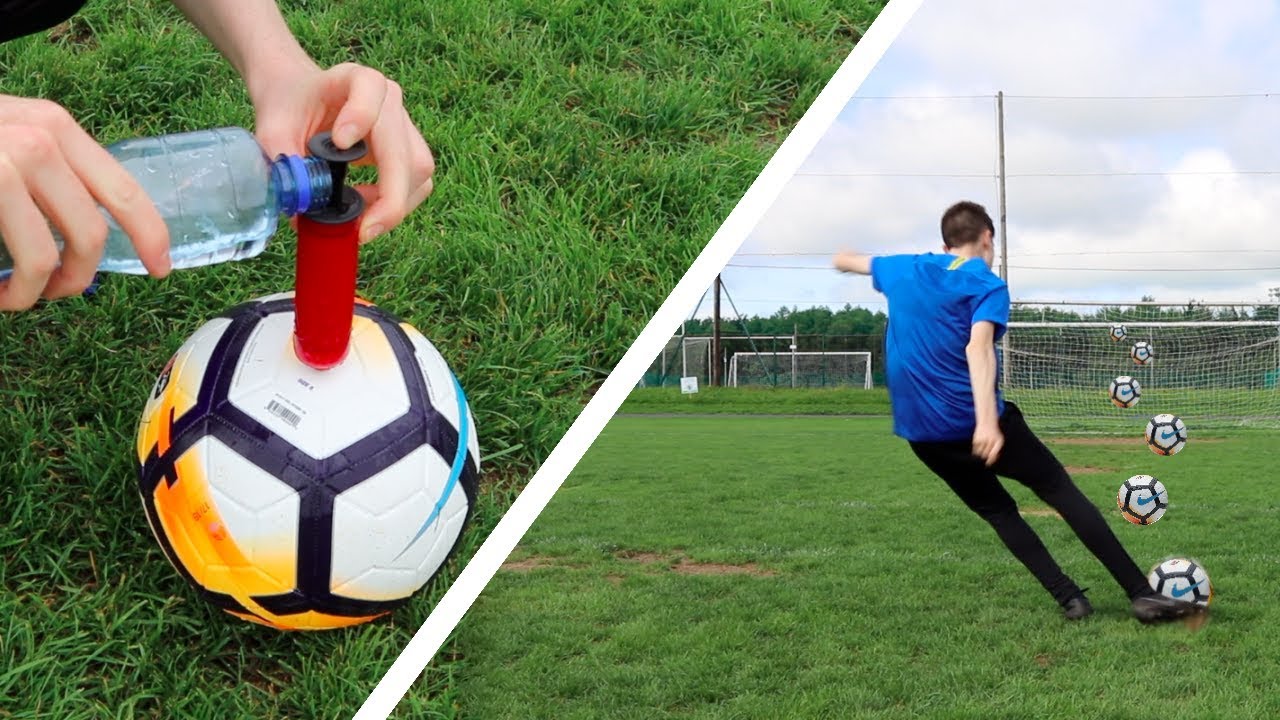 INSANE KNUCKLEBALL EFFECT! | WATER FILLED FOOTBALL - YouTube