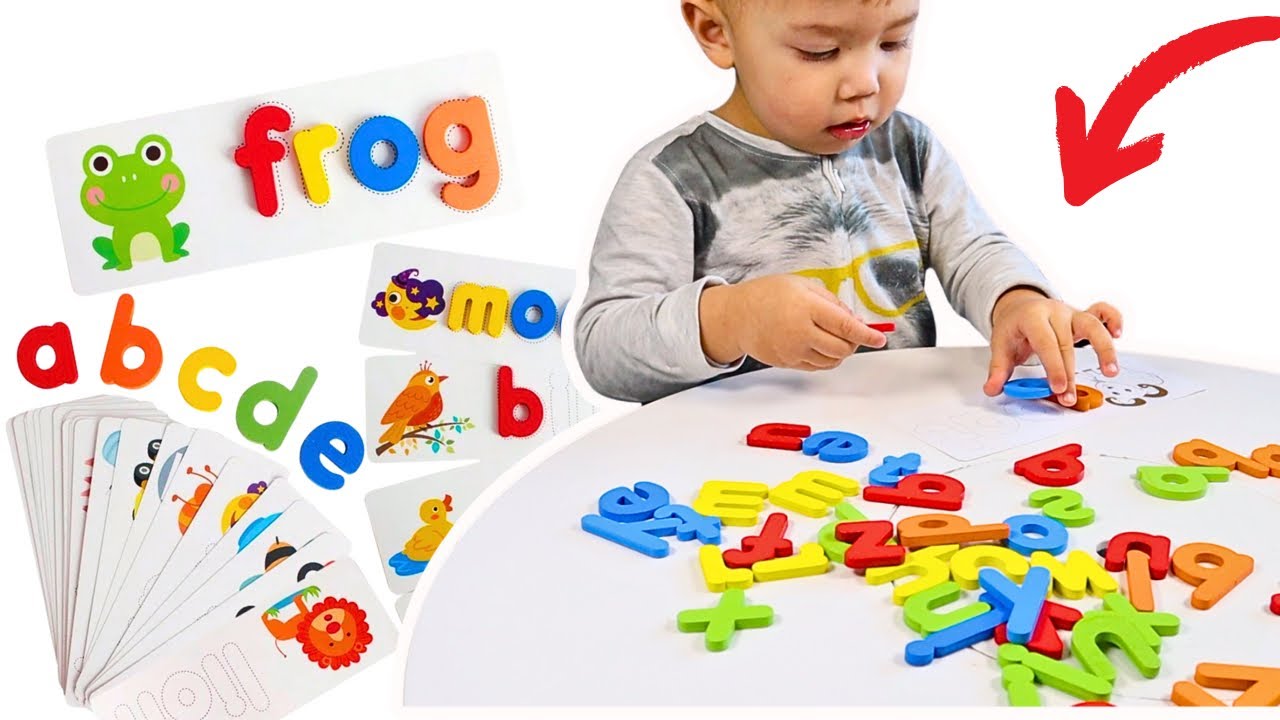 Toddler Learn to Spell Basic Words | Simple Spelling Game for Kids - 3 ...