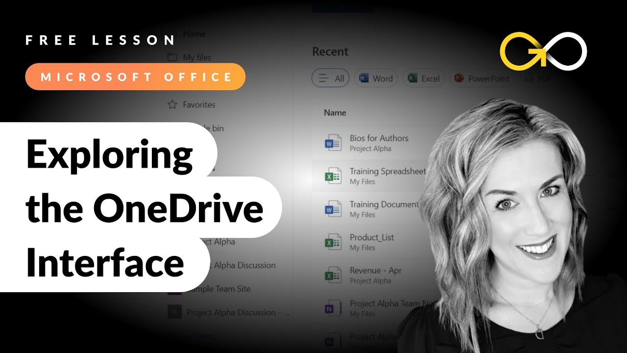 Exploring the #OneDrive Interface | Free Lesson | Collaboration in ...