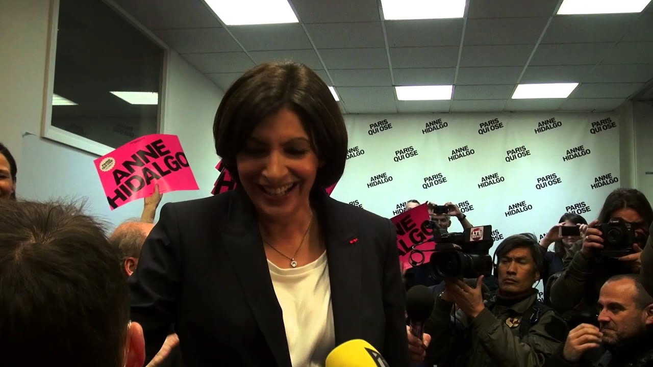 Paris (France) 26-03-2014 Quand Hidalgo reprend le slogan du Front de ...