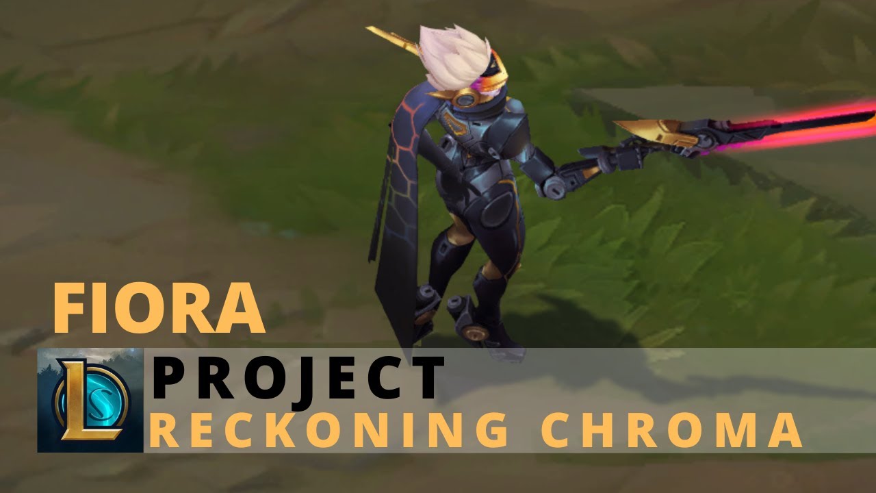 PROJECT Fiora Reckoning Chroma - League of Legends - YouTube