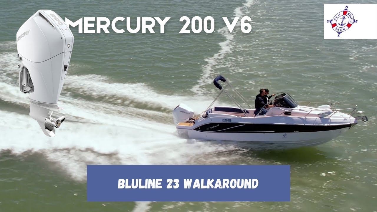 Bluline 23 Walkaround | New Nautic Show - YouTube