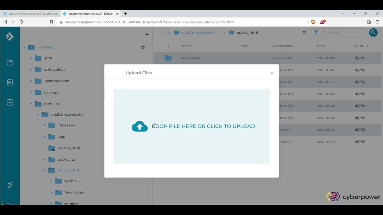 How To Upload Files In Directadmin Voxfor Youtube
