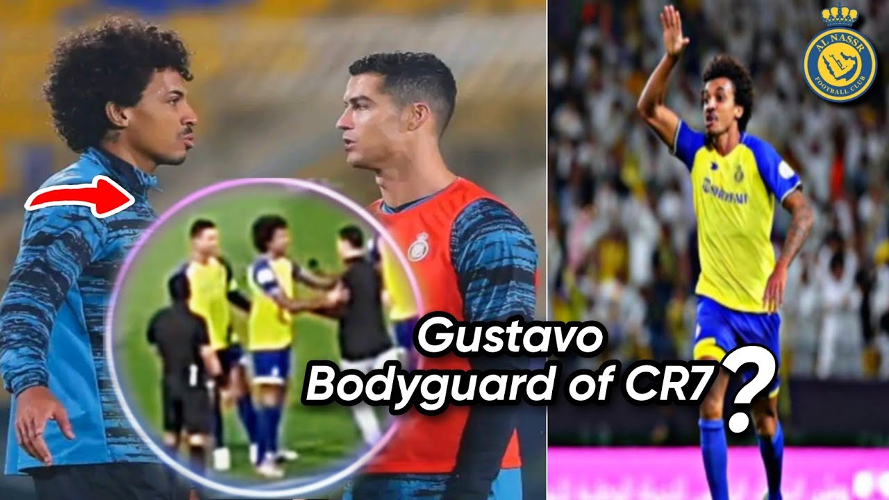 Cristiano Al-Nassr Teammate Acting Bodyguard Like Depaul with Messi 😜👀 ...