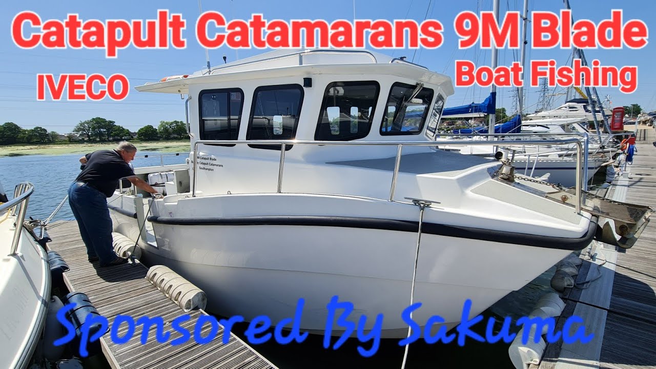 Catapult Catamarans 9M Blade Boat Fishing Sea Fishing Iveco Engine ...