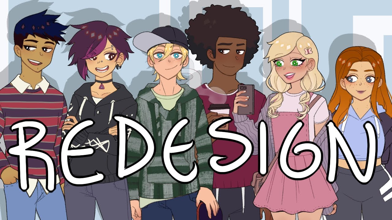 Redesigning the characters from 6teen - YouTube