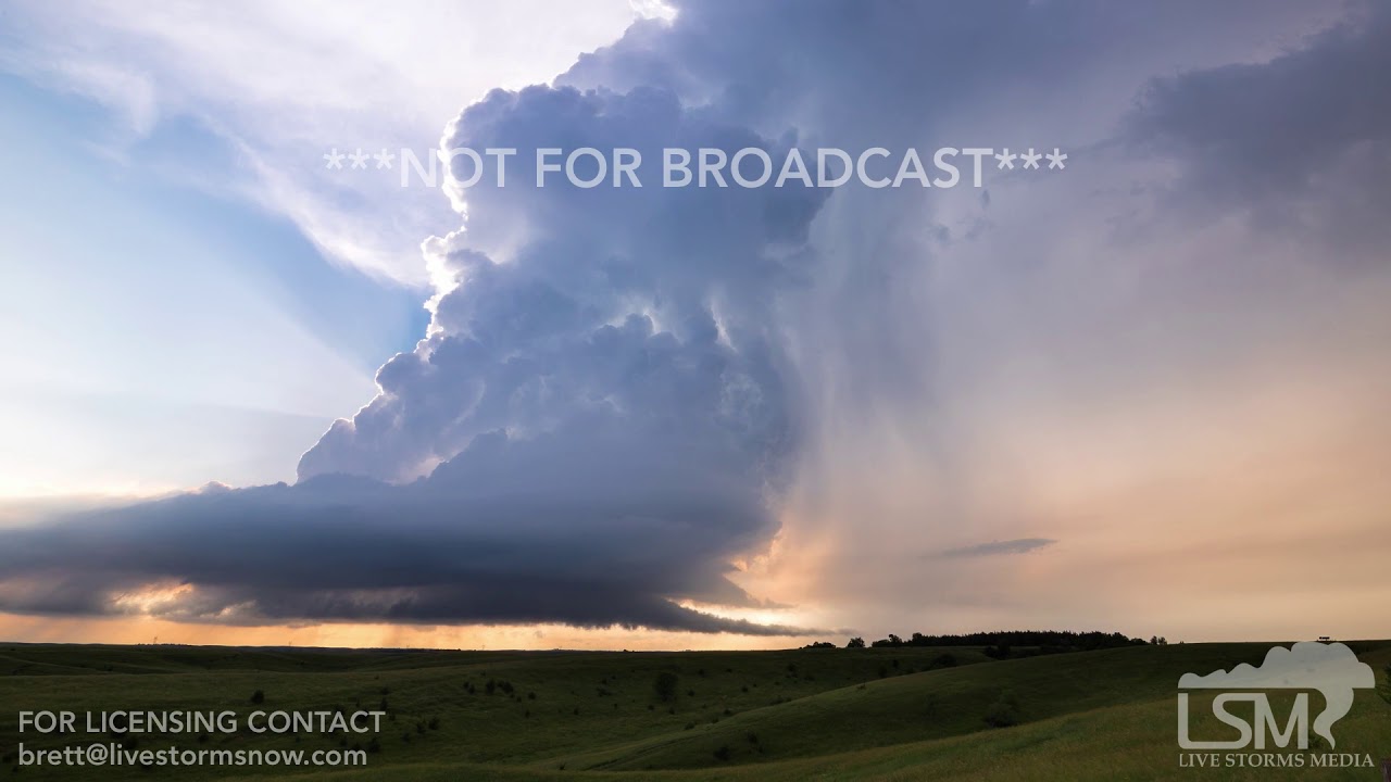 06-18-18 Spalding, NE - Gorgeous Supercell Timelapse - YouTube