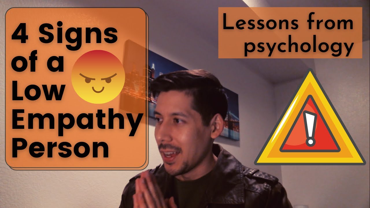 Know these 4 signs of low empathy people - YouTube
