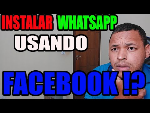 COMO INSTALAR O WHATSAPP USANDO O FACEBOOK ?! NOVA OPÇÃO AO INSTALAR WHATSAPP 🌟