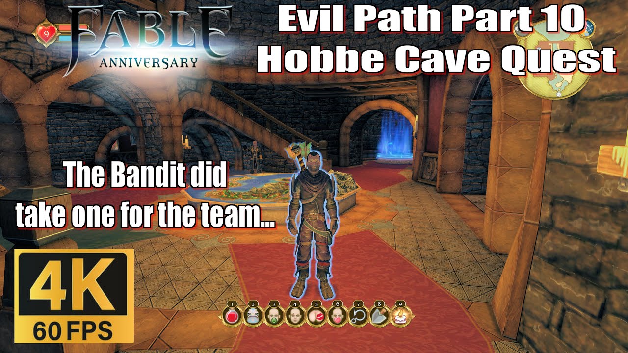 Fable Anniversary Evil Path Part 10 Hobbe Cave Quest 4k 60fps - YouTube